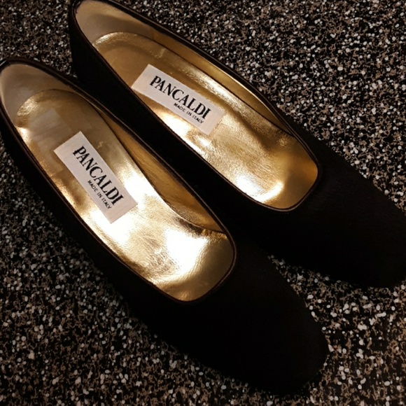 Pancaldi | Shoes | Pancaldi Calfhair Patent Heels Nwot | Poshmark